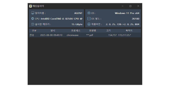 제이커넥트·트루컷시큐리티, ‘PC 해킹 알리미’ 무료 배포 – 바이라인네트워크